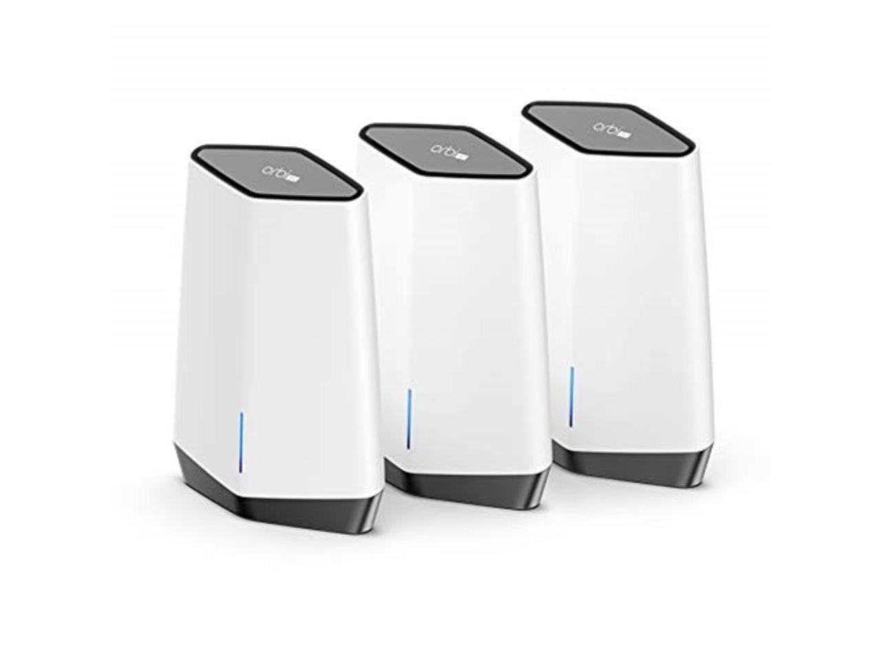 NETGEAR Orbi Pro WiFi 6 Business Tri-band Mesh AX6000 System with 1 ...