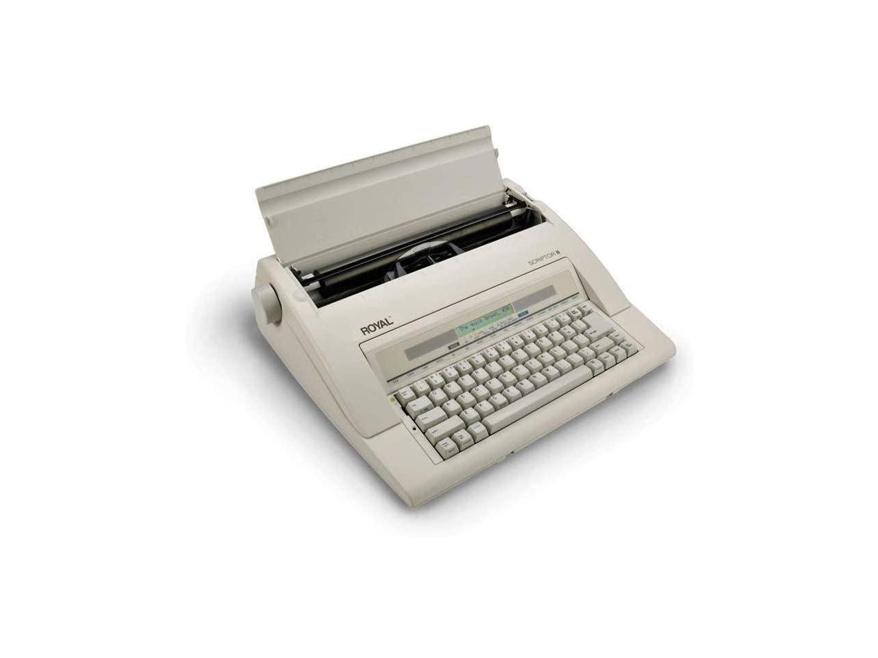 Royal 69147T Scriptor II Personal Portable Electronic Typewriter with ...