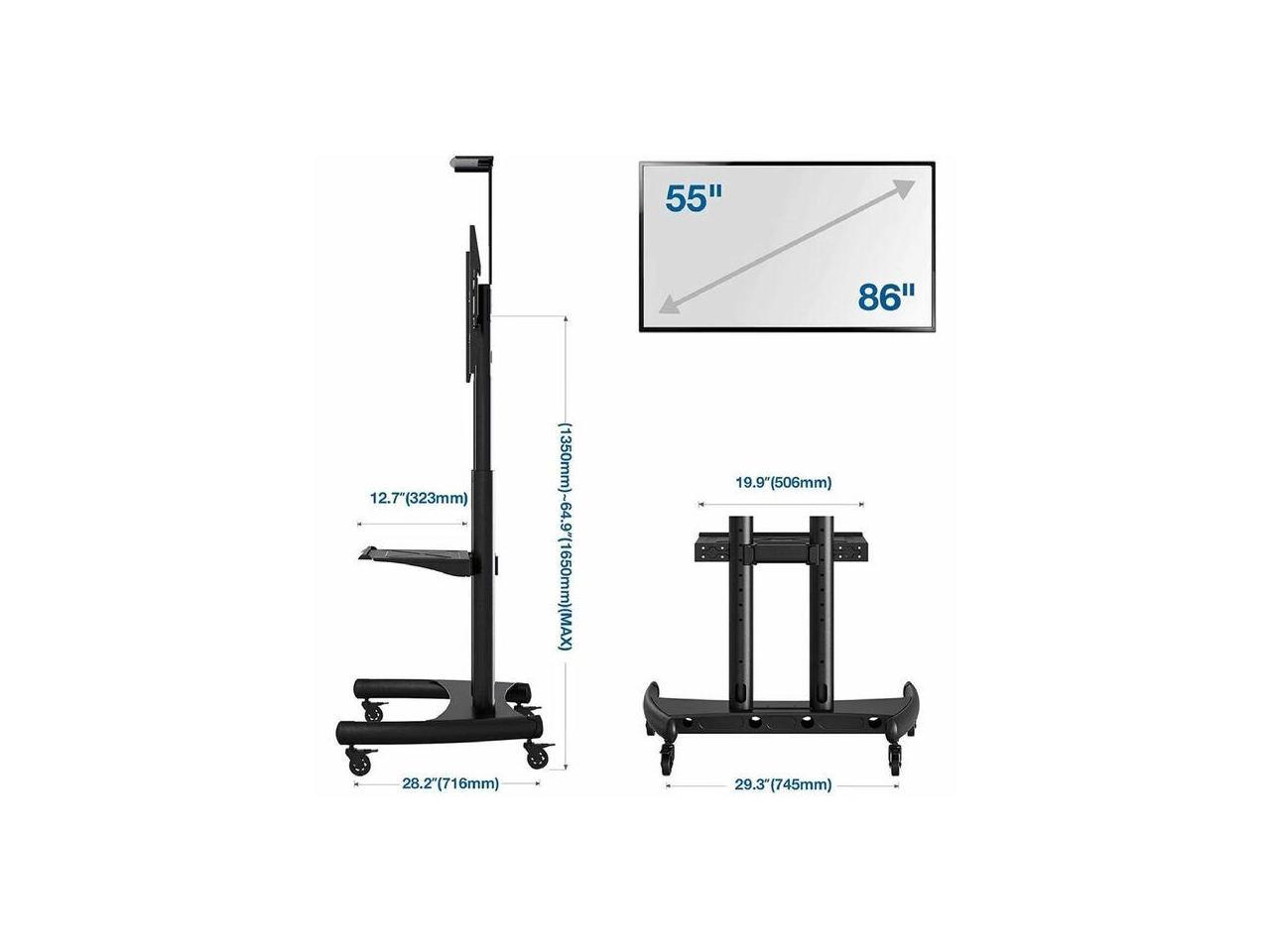InFocus Standard Large Mobile Cart INA-MCART - Newegg.com