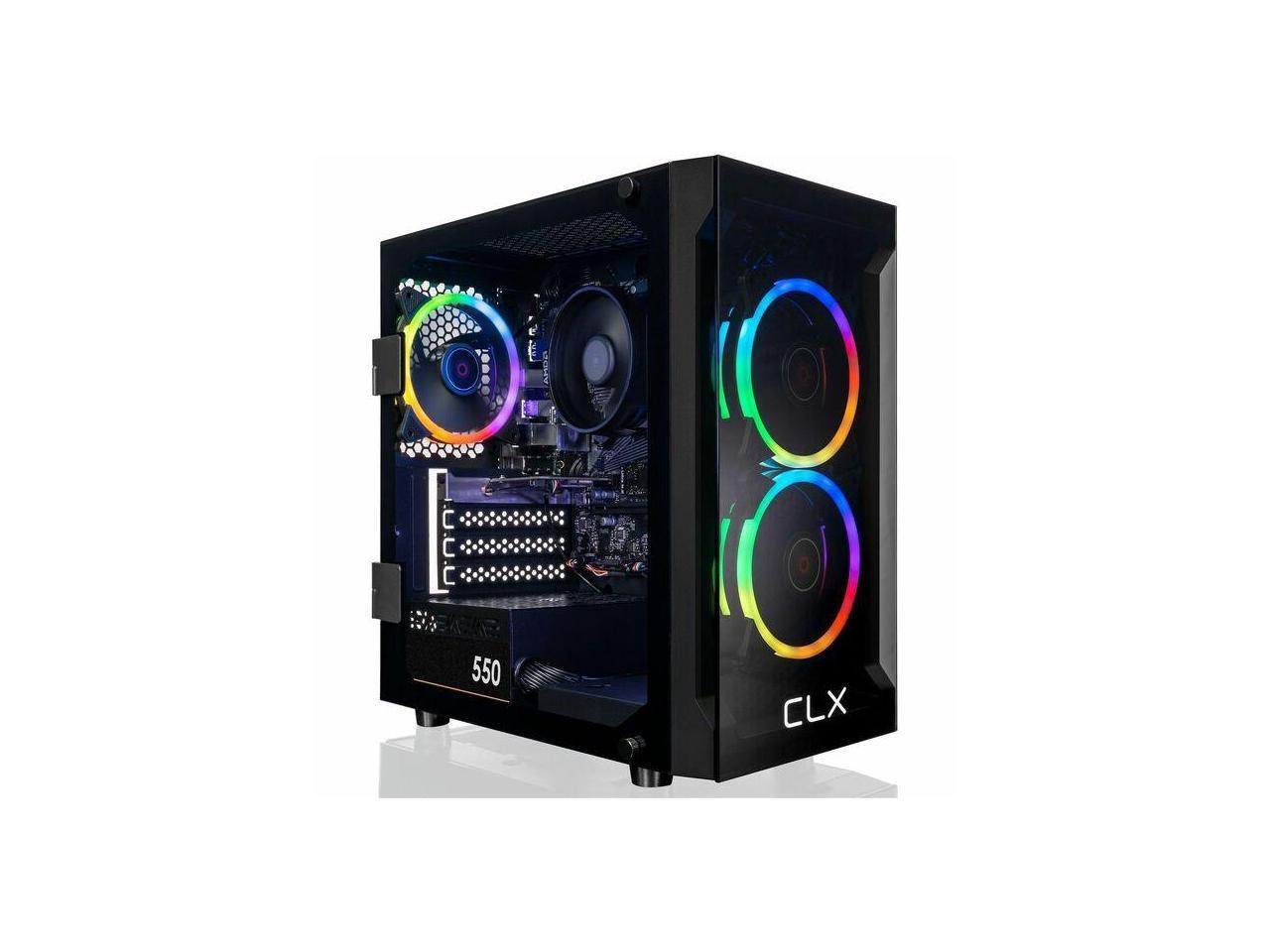 CLX SET Gaming Desktop - AMD Ryzen 7 5700G 3.8GHz 8-Core Processor ...