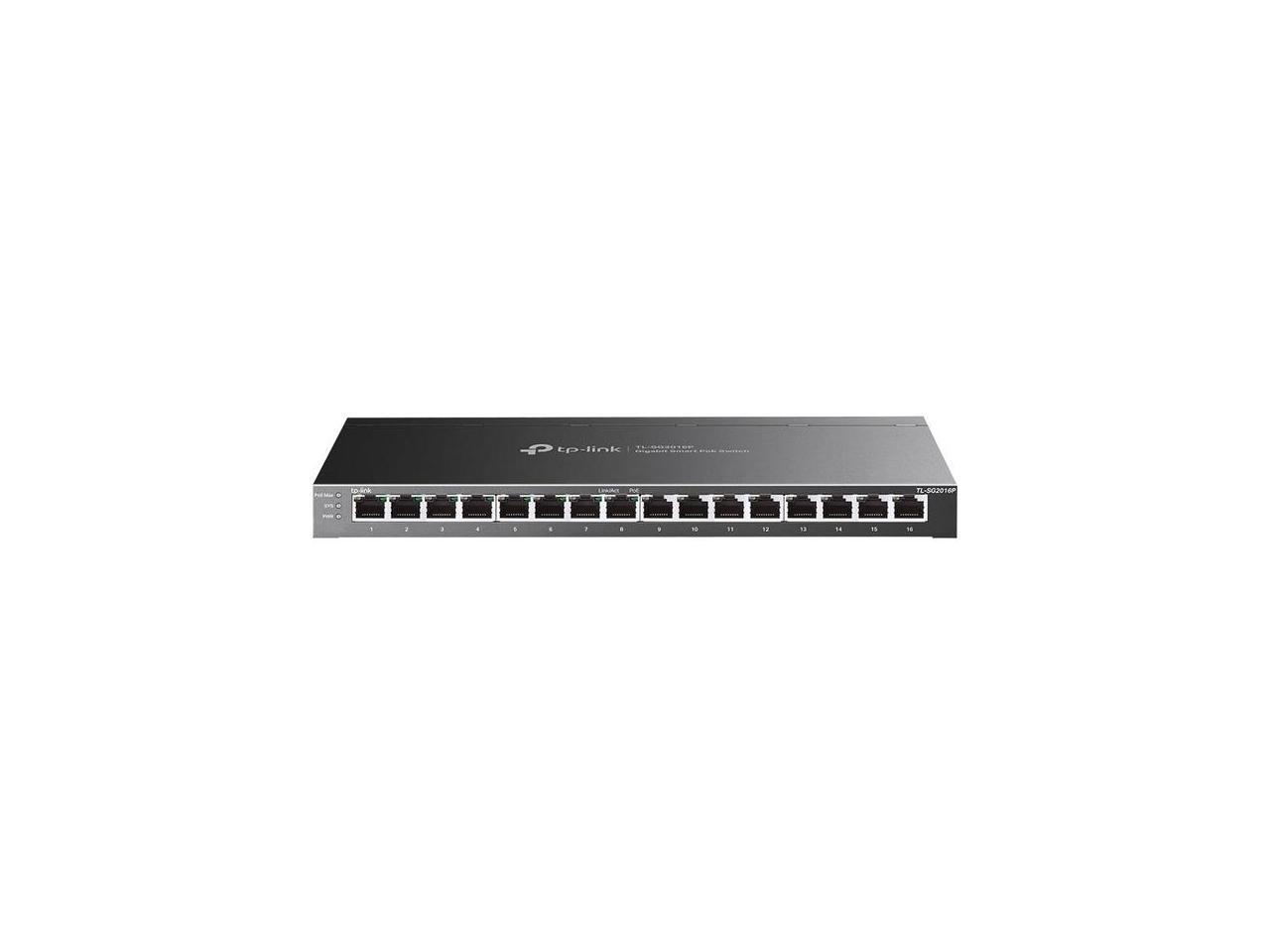 TP-Link TL-SG2016P | 16 Port Gigabit Smart Managed PoE switch - Newegg.com