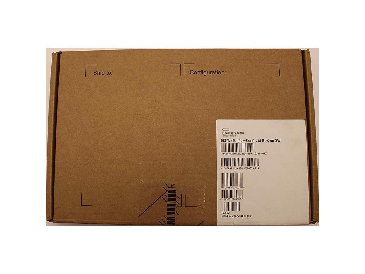 HPE Microsoft Windows Server - 16 Core STD ROK (P00487-B21) - Newegg.com