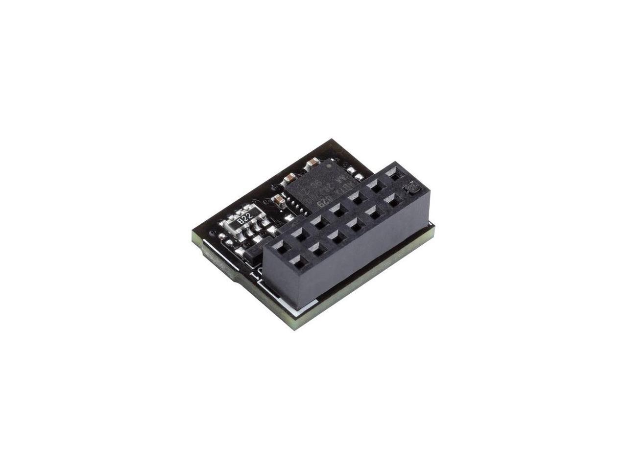 Asus TPM-SPI Accessory SPI 14-1 Pin Nuvoton NPCT750 TPM2.0 Bulk Pack ...