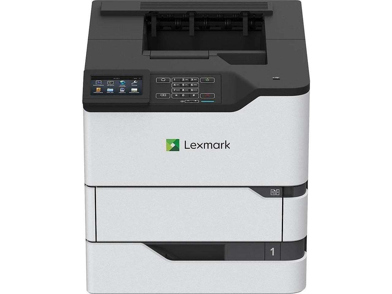 Lexmark MS826de Single Function Monochrome Duplex Laser Printer ...
