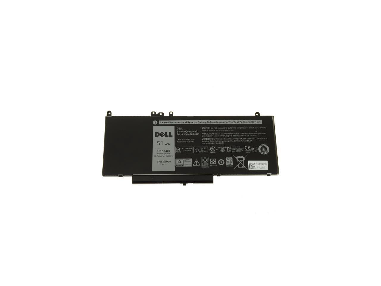 Dell Latitude E5450 E5550 4-cell 51Wh OEM Original Laptop Battery G5M10 ...