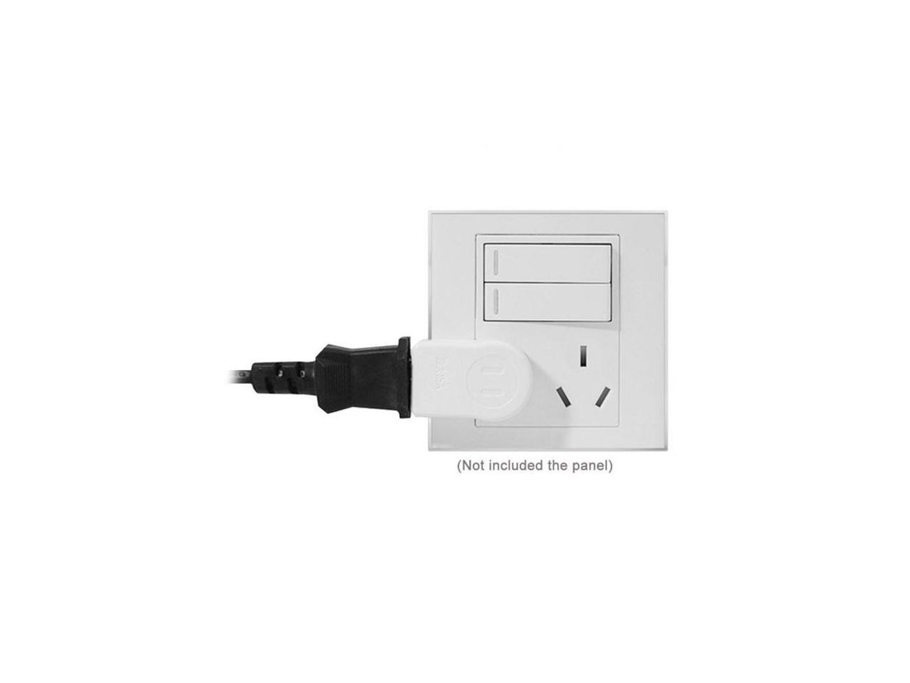 Cablecc NEMA 1-15P USA Outlet Saver Power Extension Adapter 2-prong 2 ...