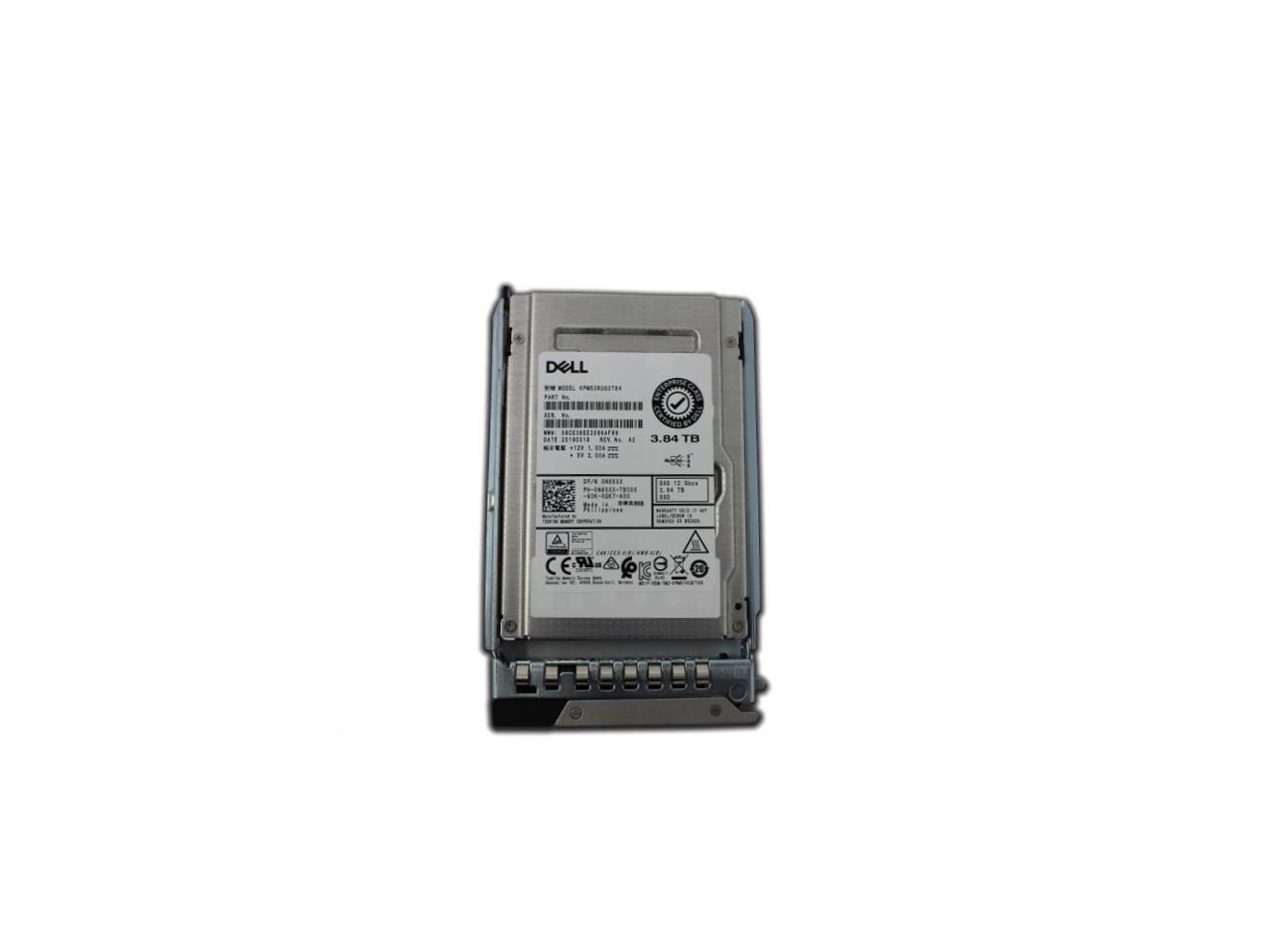Refurbished: Dell 3.84TB 12Gbps SAS RI TLC 2.5 SSD KPM5XRUG3T84 (N85XX ...