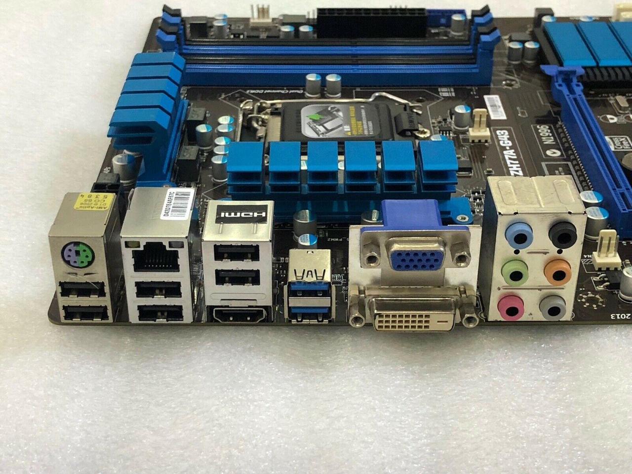 Refurbished: MSI ZH77A-G43 Intel H77 LGA 1155 Motherboard DDR3 SATA6G ...
