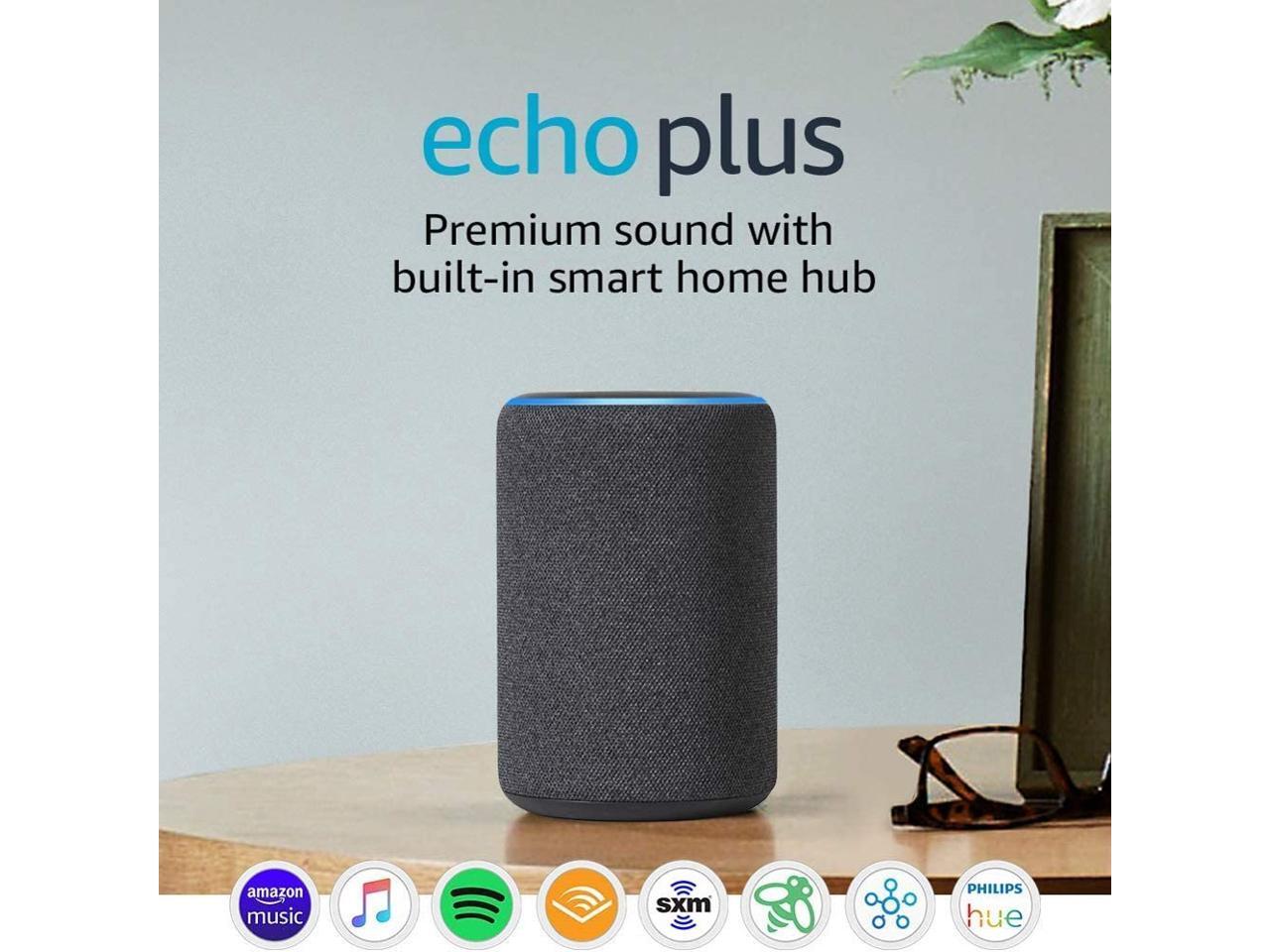 Amazon B0794W1SKP All-new Echo Plus (2nd gen) - Premium Sound with built-in Smart Home Hub ...