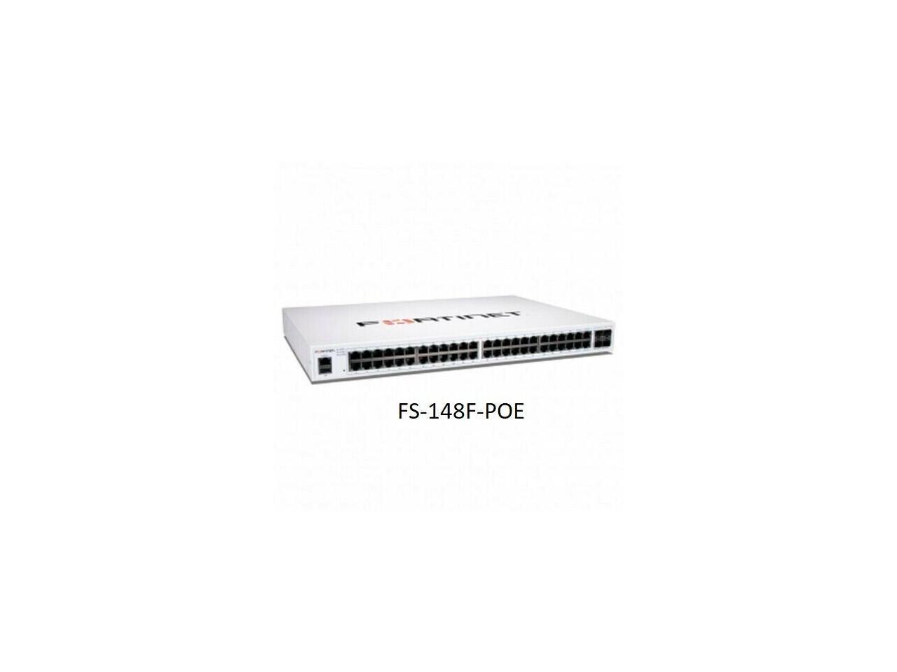 Fortinet FortiSwitch FS-148F-POE Secure managed Network Switche Gigabit ...