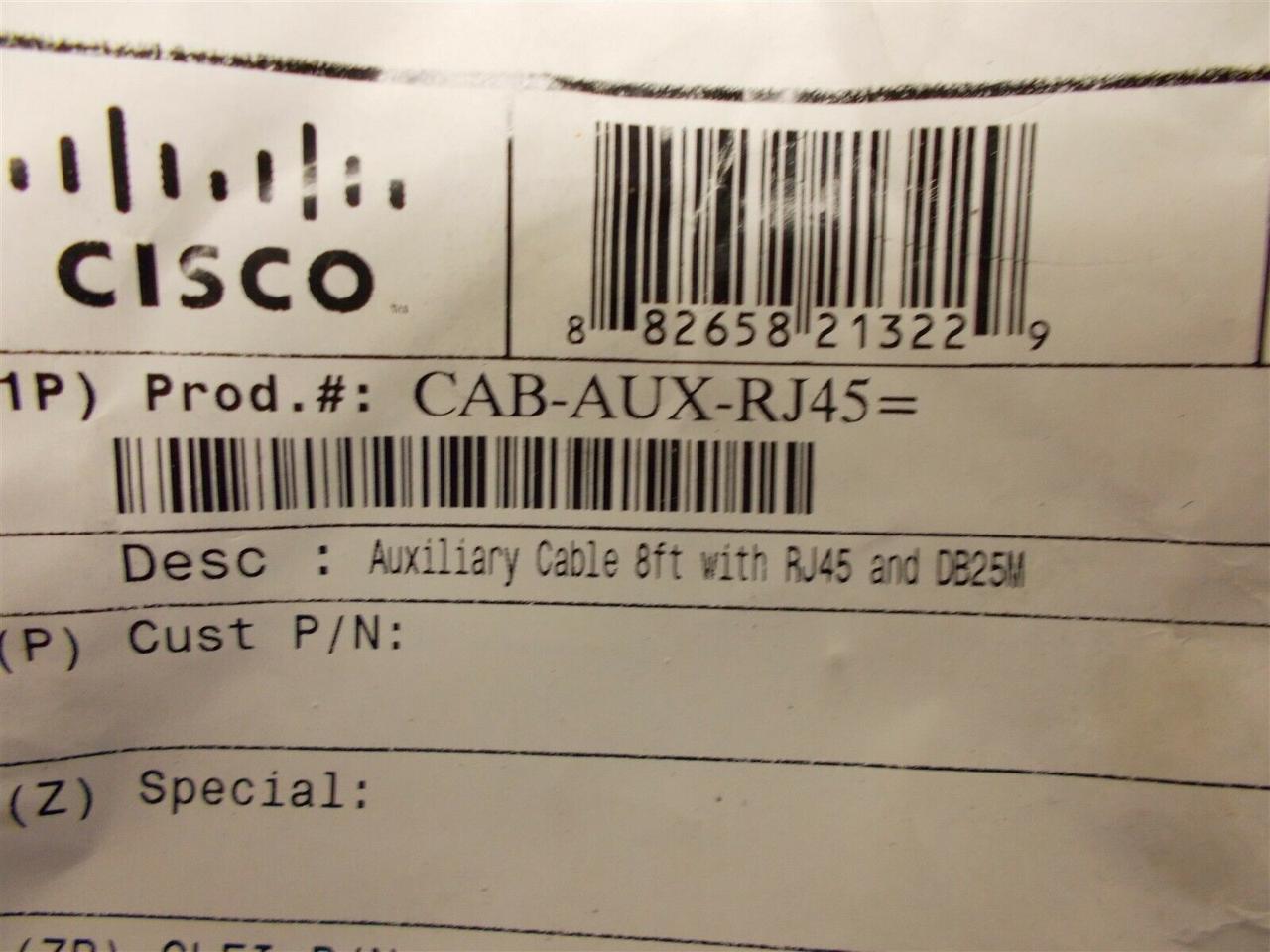 Cisco CAB-AUX-RJ45 Auxiliary Cable Adapter - Newegg.com