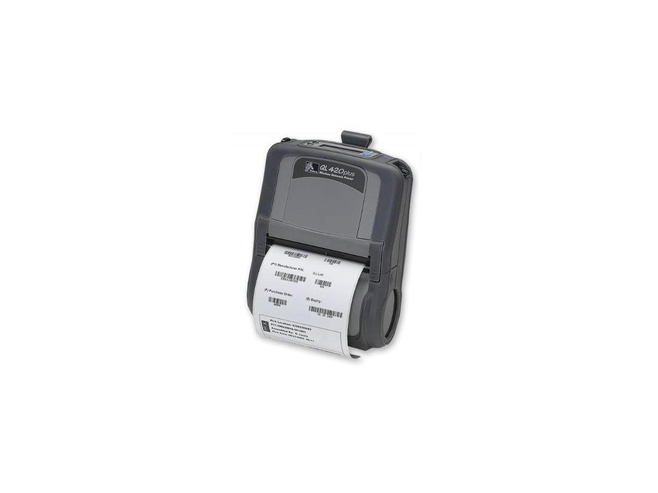 Zebra Q4D-LUBAL000-01 QL420 Plus Series Direct Thermal Mobile Printer ...