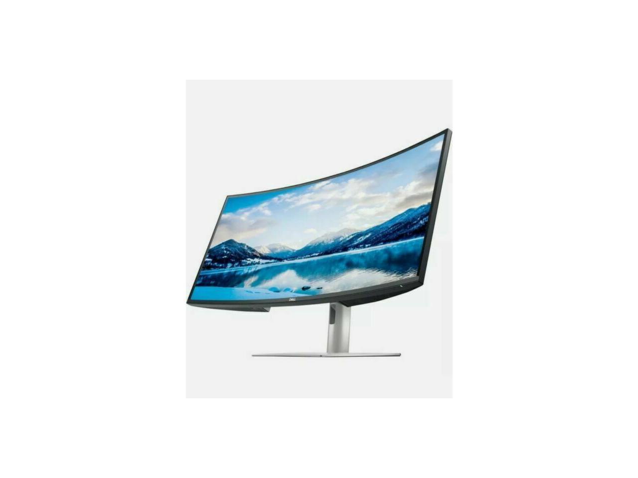 New Dell U3421WE 34" 60 Hz WQHD IPS Curved Monitor 5 ms Response Time ...