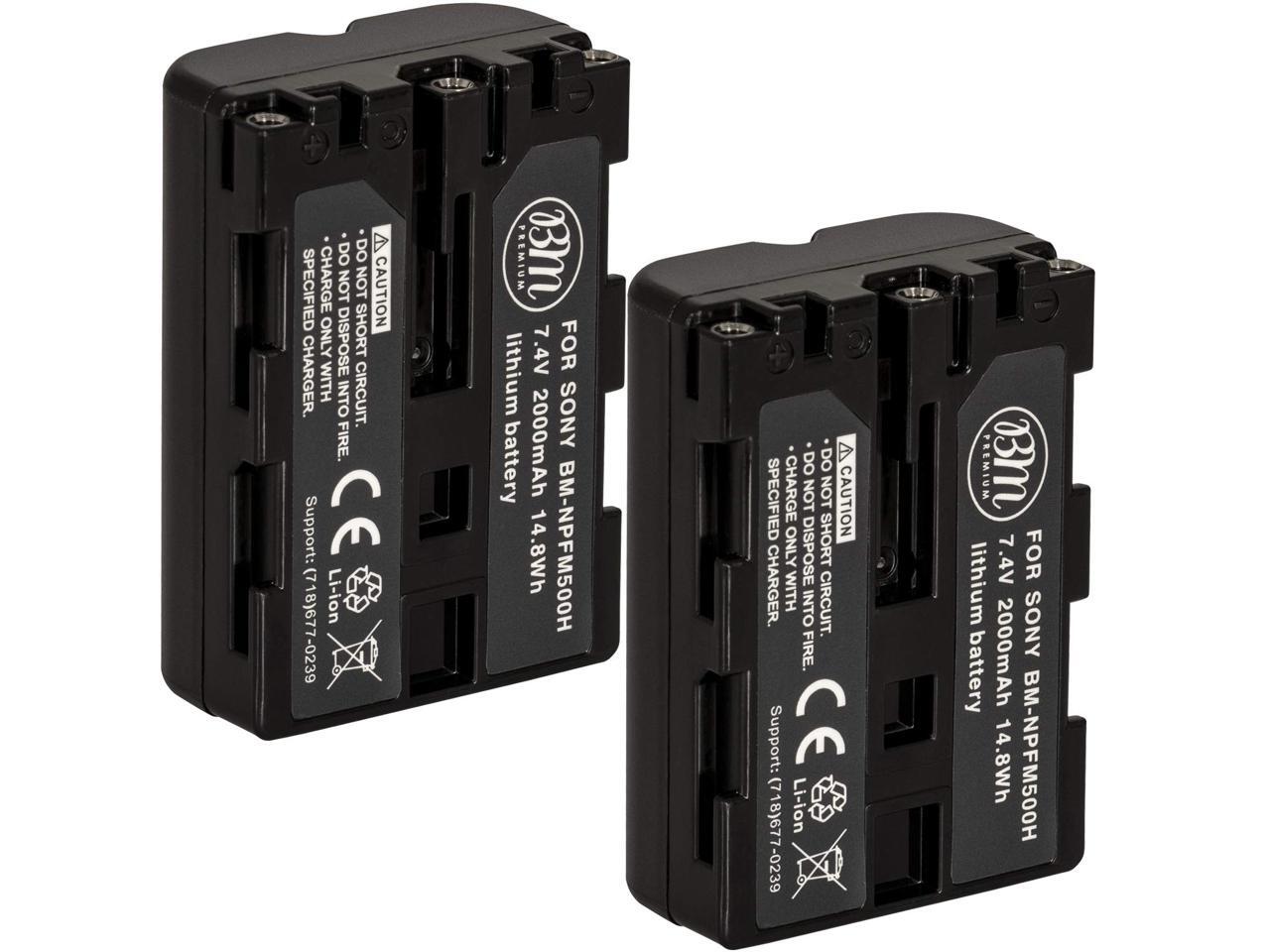 BM Premium Pack Of 2 NP FM500H Batteries For Sony Alpha A77II A68 SLT bm-premium-pack-of-2-np-fm500h-batteries-for-sony-alpha-a77ii-a68-slt