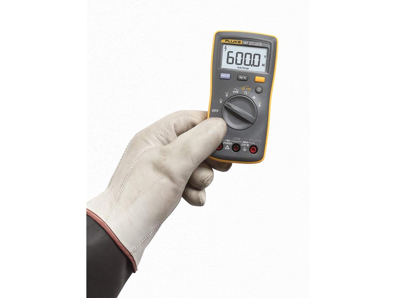 Fluke 107 Ac/dc Current Handheld Digital Multimeter by Fluke, Gray ...