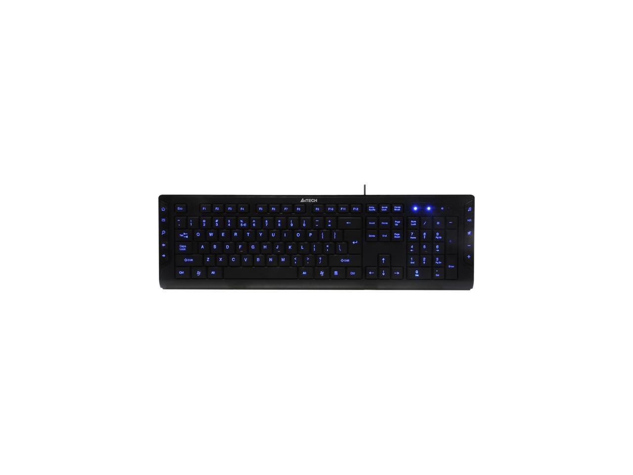 A4tech Kd-600L Led Illuminated Ulta Slim Keyboard - Newegg.com