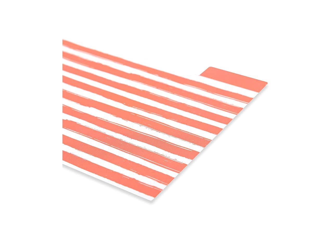 Premium Recipe Card Dividers 4x6 With Tabs Fruit Design Set Of 24 