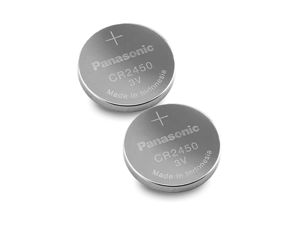 Cr2450-10 CR2450 CR 2450 Lithium 3V Battery, 0.5" Height, 0.1" Wide, 0. ...