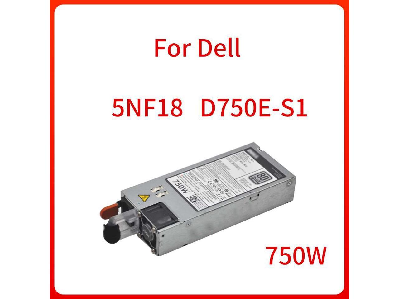 750W switching power supply 5NF18 D750E-S1 For DELL R620 R720 R720XD ...