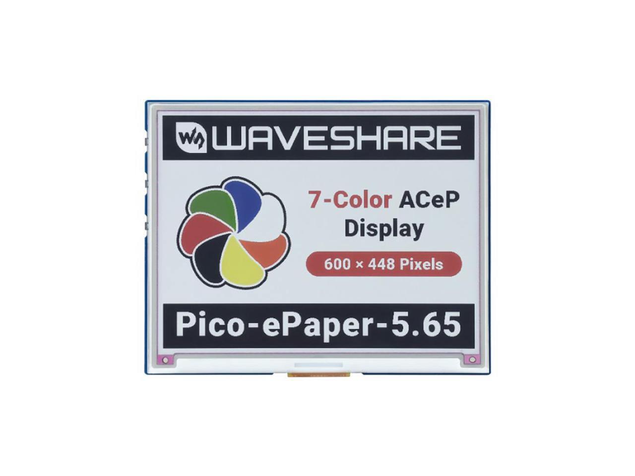 Waveshare 5.65inch Colorful e-Paper E-Ink Display Module for Raspberry ...