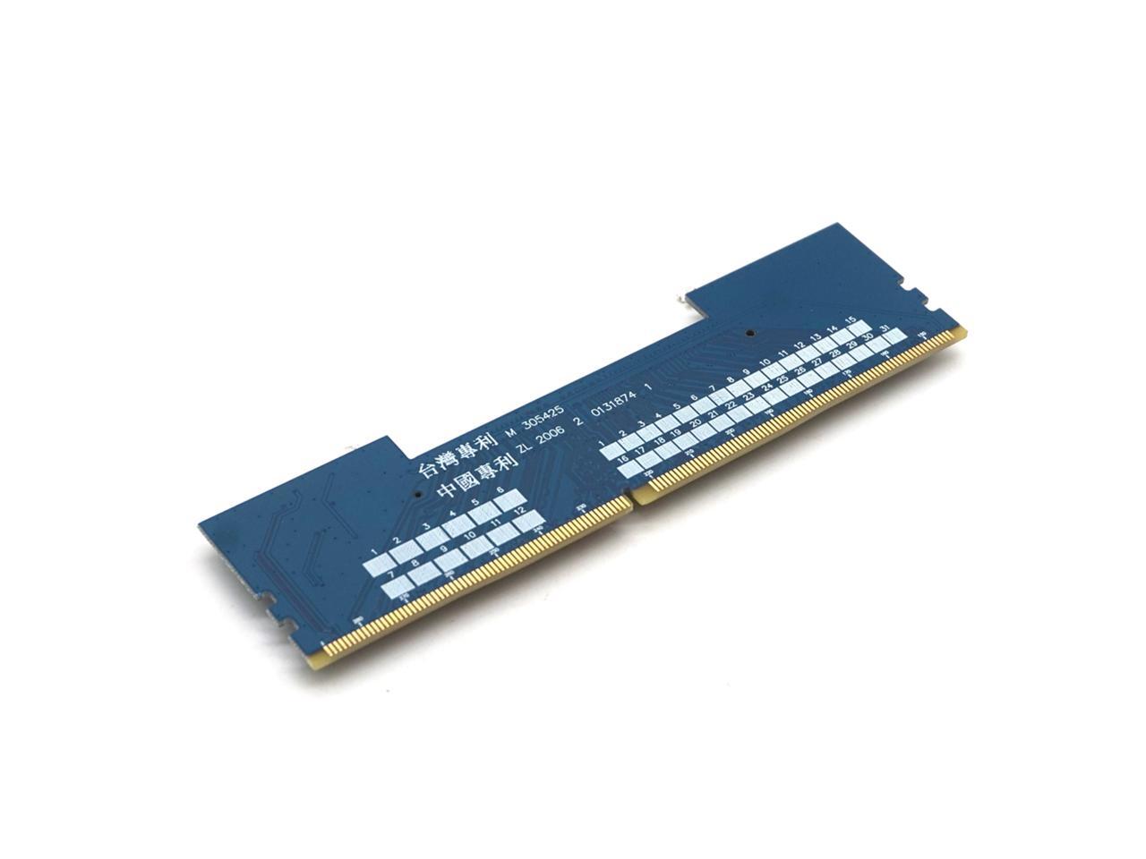 Weastlinks Laptop DDR4 RAM to Desktop Adapter Card Memory Tester SO ...