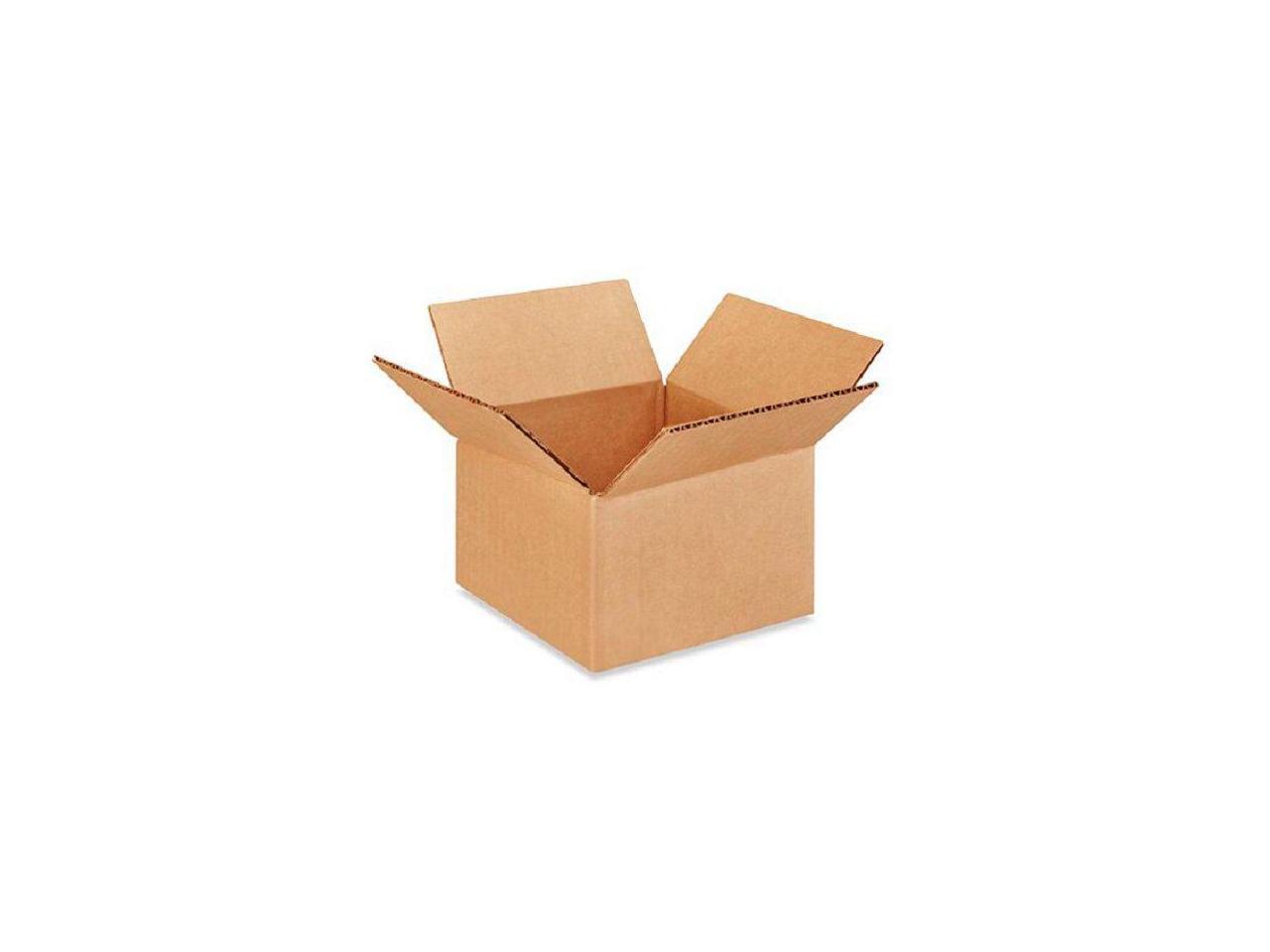 500 6x6x4 Cardboard Paper Boxes Mailing Packing Shipping Box Corrugated ...