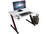 Homall 32 inch Gaming Desk Computer Table Z Shaped