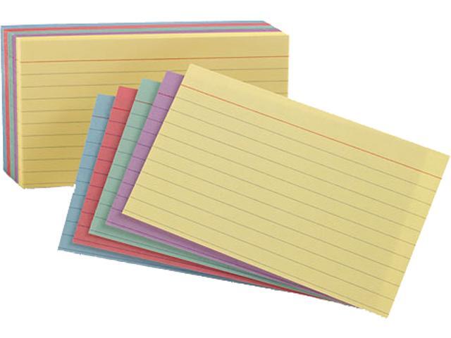 Click here for Oxford Ruled Index Cards  4 X 6  Blue/Violet/Canar... prices