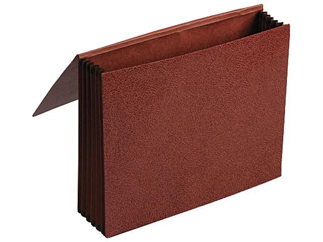 Tops Pendaflex 60545 Premium Reinforced 5 Expansion Wallets Red Fiber Letter Red