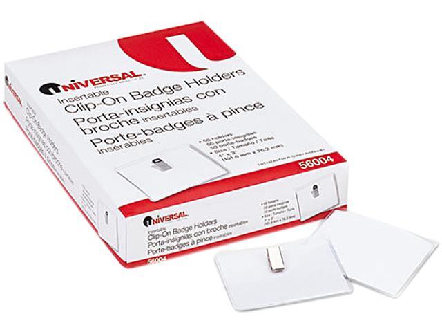 Click here for Universal 56004 Clear Badge Holders With Inserts C... prices