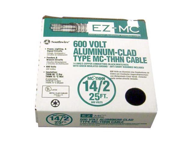 Click here for Southwire 68579221 25 14/2 Type MC Cable Aluminum prices