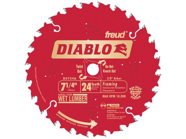 Click here for Freud D0724A 7-1/4 24T Diablo Circular Saw Framing... prices