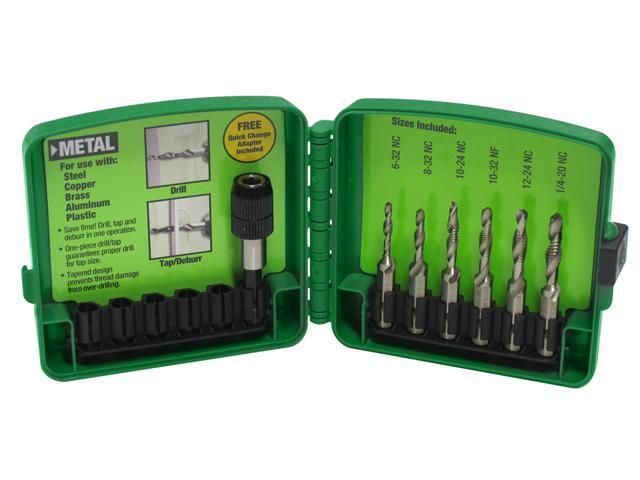 Click here for Greenlee Textron DTAPKIT 6 Piece Drill Tap Set prices
