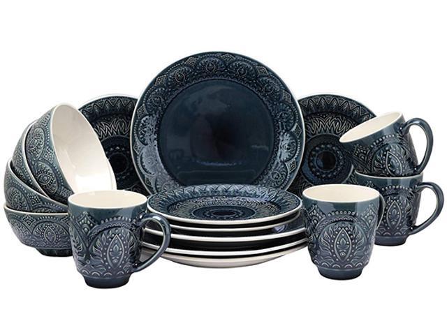 Click here for Elama Perta 16 Piece Stoneware Dinnerware Set prices
