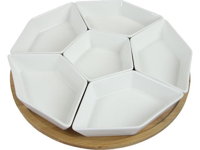 Click here for Elama Signature 12 Inch 7pc Condiment Server Set w... prices