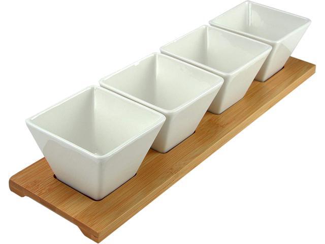 Click here for Elama Signature Modern 5pc Appetizer and Condiment... prices