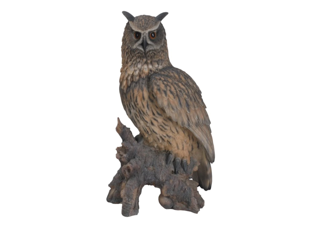 Click here for Hi-Line Gift Eagle Owl On Stump Statue prices