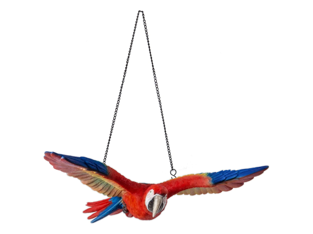 Click here for Hi-Line Gift Scarlet Parrot Flying Statue prices