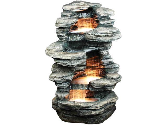 Click here for Hi-Line Gift Rock Level Fountain with Halogen Ligh... prices