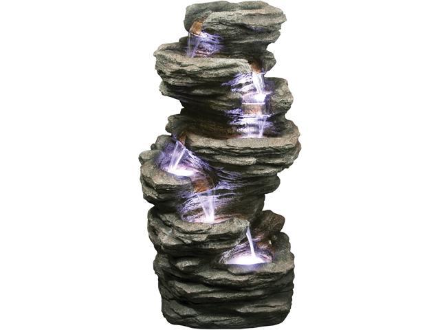 Click here for Hi-Line Gift LED Level Slate Stone Fountain prices