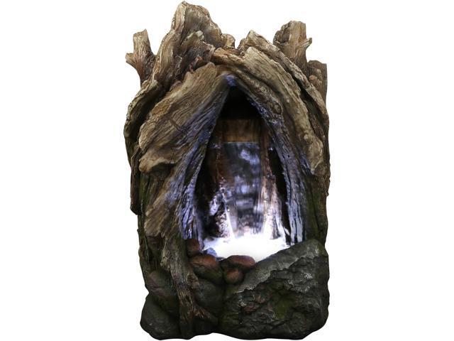 Click here for Hi-Line Gift LED Tree Trunk Waterfall Fountain prices