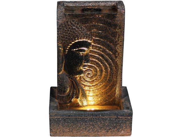 Click here for Hi-Line Gift LED Buddha Water Wall Fountain prices