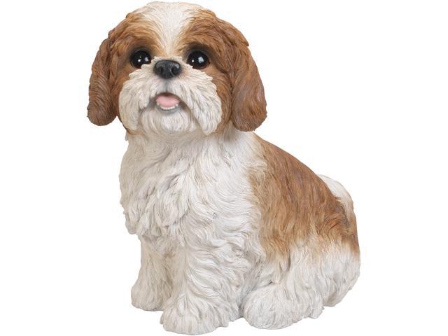 Click here for Hi-Line Gift Brown & White Shih Tzu Sitting prices