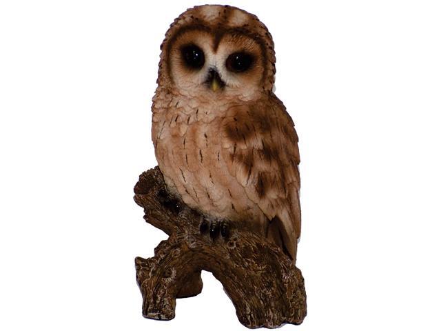 Click here for Hi-Line Gift Tawny Owl On Stump - Small prices