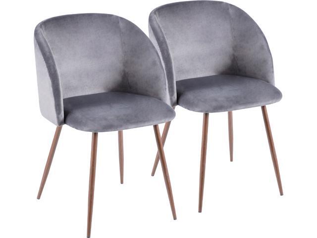 Click here for LumiSource Fran Chair - Set Of 2  CH-FRAN WL+GY2 prices