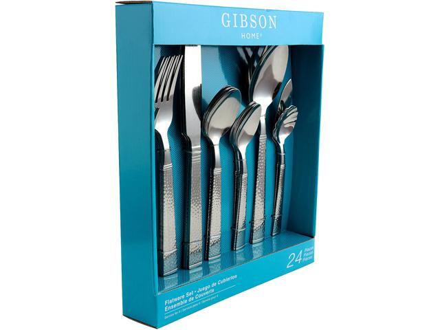 Click here for Gibson Prato 24 Piece Stainless Steel Flatware Set prices