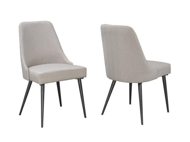 Click here for Brassex Celine Dining Chair - Set of 2 - Beige (XA... prices