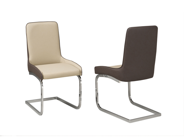 Click here for Brassex Donatello Dining Chair - Set of 2 - Brown... prices