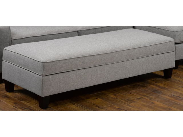 Click here for Brassex Mateo Ottoman - Grey (17603 OTT) prices