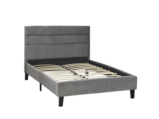 Click here for Brassex Orabelle Queen Platform Bed - Grey (LX895... prices